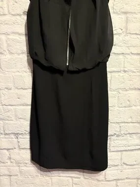 Sandro | Dresses | Sandro Paris Designer Black Sleeveless Mini Dress ...